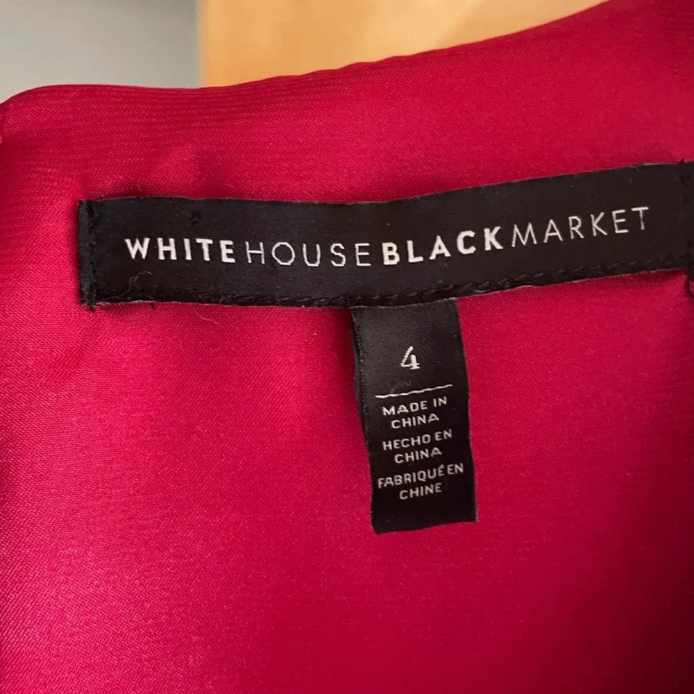White House Black Market | Dresses | White House Black Market Magenta ...